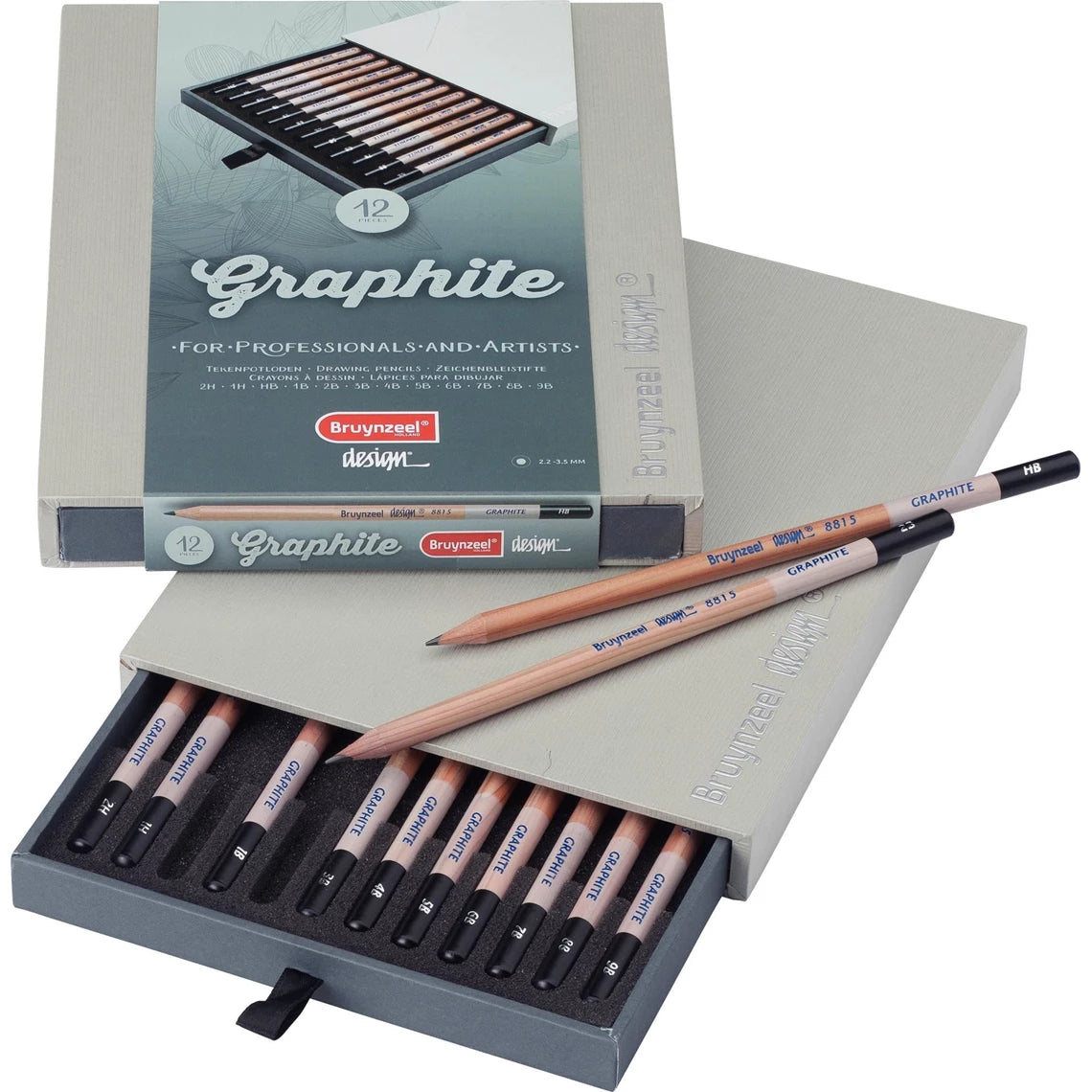 Design Graphite Box - 12 Pencils – Craft and Canvas