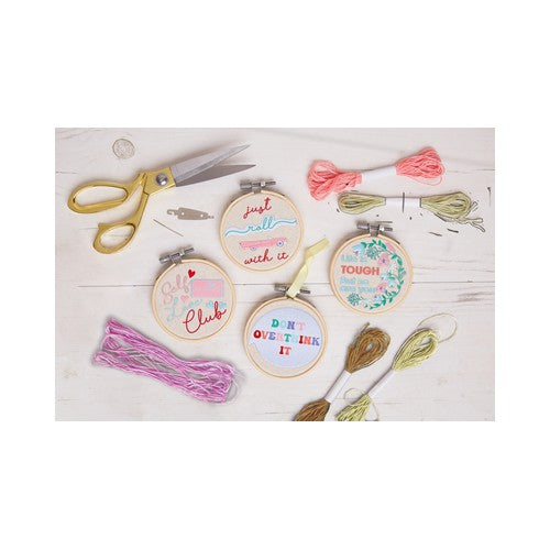 Embroidery Hoop Kit - Slogans – Craft and Canvas
