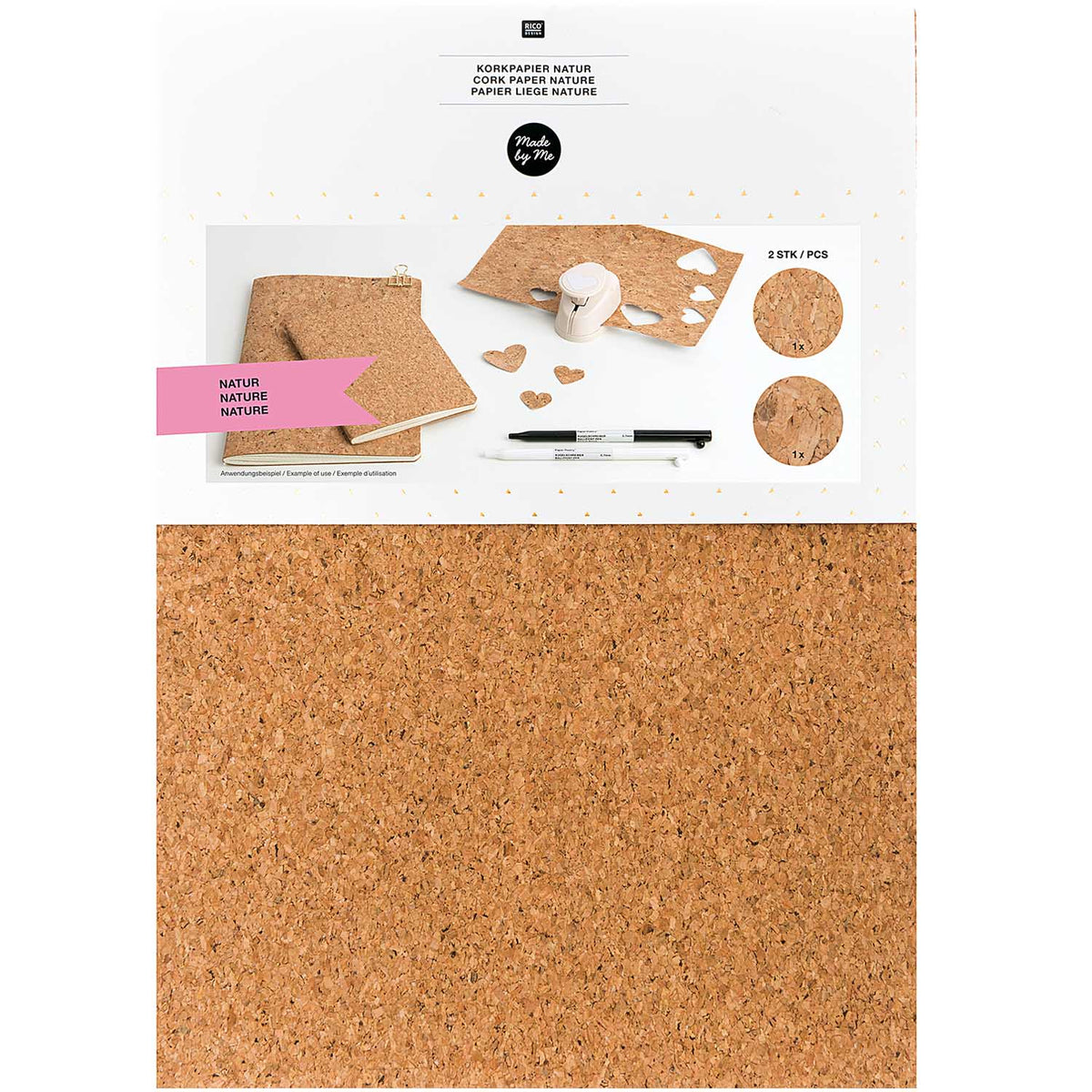 Cork Natural Self Adhesive Paper - Craft and Canvas