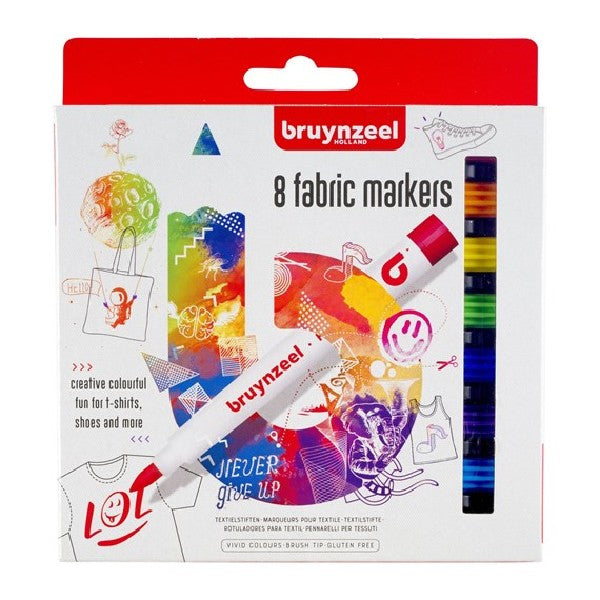 Fabric Marker Set - 8 Colours – Craft and Canvas